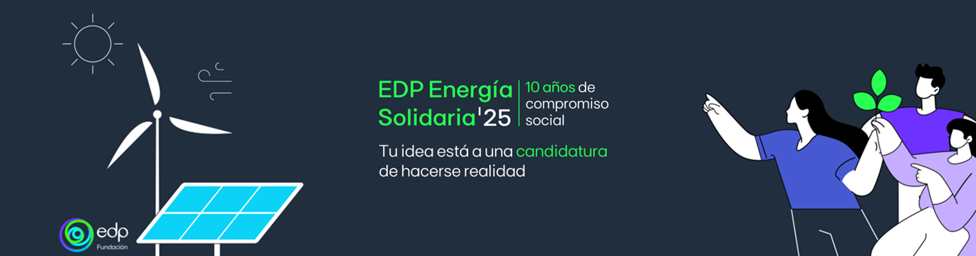 Abierta la convocatoria EDP Energía Solidaria para financiar tu ...